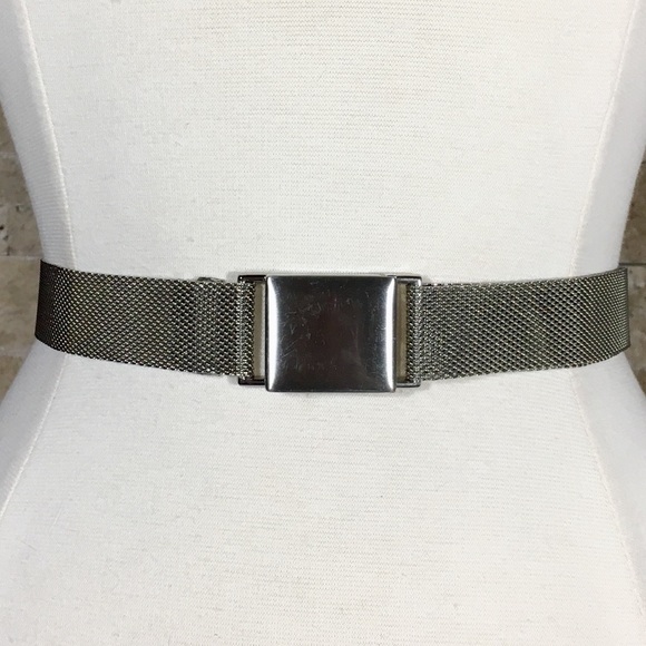 Vintage | Accessories | Vintage 9s Belt Silver Metal Mesh Boho | Poshmark